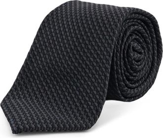 Kiton Homme, Accessoires, Noir, Taille: ONE Size Cravate Textur&eacute;e