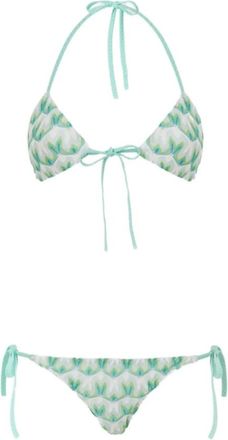 Missoni Femme, Maillots de bain, Multicolore, Taille: 34 FR Bikini avec longues lani&egrave;res et d&eacute;tails en maille