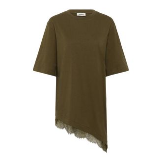 Soaked In Luxury Columbine Loose Fit Tee - Femme - Tops - Vert - Taille: 40 FR