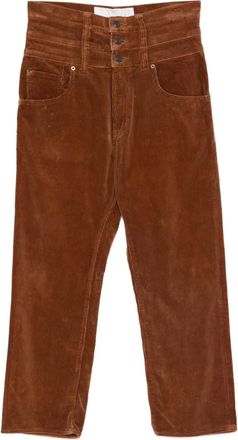 Ganryu Comme Des Garcons 2011 Cordhose mit dreifacher Taille - Braun