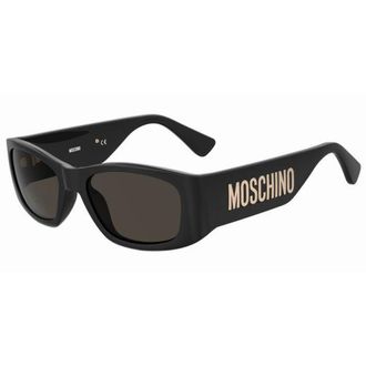 Moschino Schwarze Sonnenbrille Mos145/S Stil 807/Ir - - Accessories - Damen - Schwarzk - 55 MM