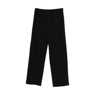Issey Miyake Homme, Pantalons, Noir, Taille: S Pliss&egrave; Pants