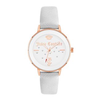 Juicy Couture Femme, Accessoires, Jaune, Taille: ONE Size Montre analogique dorée pour femme