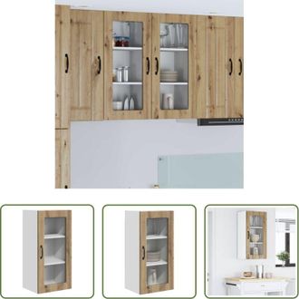 vidaXL vidaXL K&uuml;chenschrank Artisan Eiche - K&uuml;chenschrank Artisan-Eiche 40 x 31 x 80 cm Holzwerkstoff