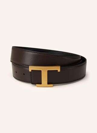 Tod's Tods Lederg&uuml;rtel Zum Wenden braun