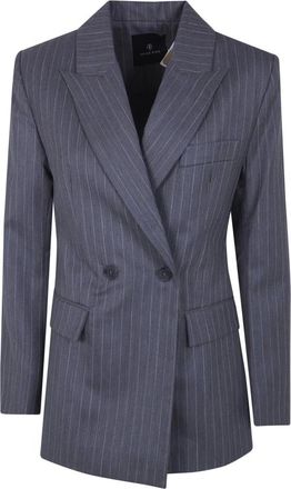 Anine Bing Femme, Vestes, Gris, Taille: 38 FR Tiphaine Blazer