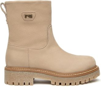 Nero Giardini Femme, Chaussures, Beige, Taille: 40 EU Bottes &agrave; cheville