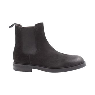 Green George Green George, Homme, Chaussures, Noir, Taille: 40 1/2 EU Bottines Chelsea en Daim Noir