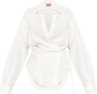 Diesel Femme, Blouses et Chemises, Blanc, Taille: 44 FR Shirt