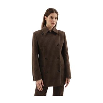1989 STUDIO Doppelreihige Jacken - - Jackets - Damen - Braun - M
