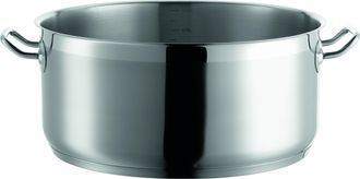 M&auml;ser M&auml;ser, Serie Professional, Bratentopf 32 cm, Topf aus hochwertigem Edelstahl 18/10, Induktion, Literskala