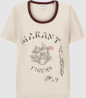 Isabel Marant Tee Shirt Kiliann Light Beige