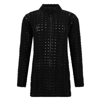 Moorer Lidia Pullover - - Dresses - Damen - Schwarzk - XS