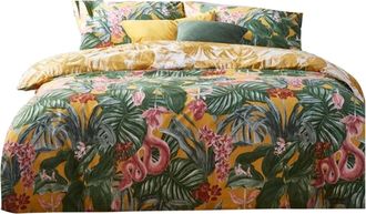 furn. Medinilla Bettw&auml;sche-Set, Senf, Doppelbett