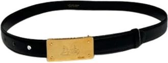 Celine unisex, Pre-owned, Noir, Taille: ONE Size Ceinture en cuir Pre-owned