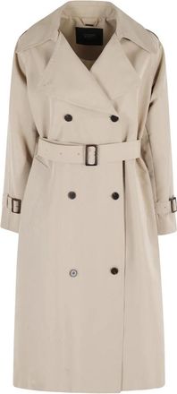 Seventy Femme, Manteaux, Beige, Taille: 36 FR Trench-coat crois&eacute;