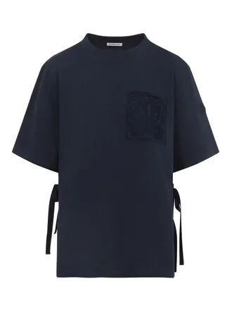 Moncler T-Shirt - Bleu Fonc&eacute;