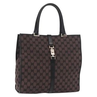 Gucci Pre-owned GG Canvas Tote Bag - - Pre-owned - Damen - Braun - ONE SIZE