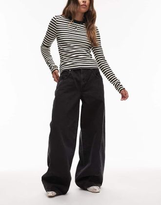 Levi's Jean bouffant ultra baggy - Noir d&eacute;lav&eacute;