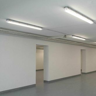 ETC Shop 3x led Decken Strahler Wannen Leuchten Lager Hallen Tages Licht Garagen Keller Werkstatt Lampen