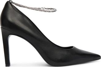 Calvin Klein High Heels Ess Stiletto Hdw Chain Lth 90 HW0HW02718 Schwarz