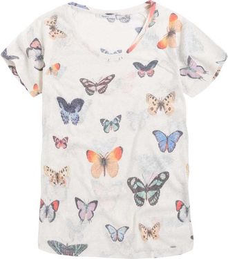 Pepe Jeans London Damen Paulina T-Shirt, Mehrfarbig (Multi Bleu 0aa), Medium