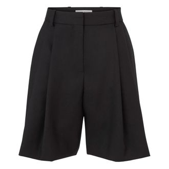 Nina Ricci Weite Falten-Shorts - - Shorts - Damen - Schwarzk - XS