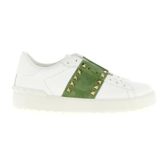 Valentino Garavani Femme, Chaussures, Blanc, Taille: 39 1/2 EU Rockstud Untitled Baskets