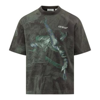 Off-white Homme, Tops, Noir, Taille: L Dark Caravaggio Tee