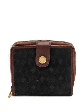 Celine portefeuille &agrave; motif monogramm&eacute; - Noir