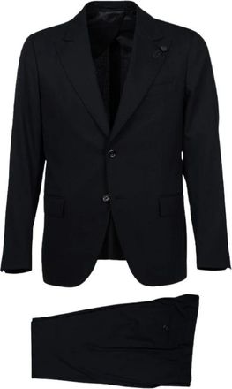 Lardini Einknopf-Anz&uuml;ge - - Suits - Herren - Schwarzk - M