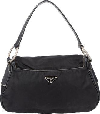 Prada Crossbody Bags - Prada Black Nylon Triangle Handbag - Gr. unisize - in Schwarz - f&uuml;r Damen