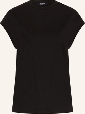 Barbour T-Shirt Brianna Im Materialmix schwarz