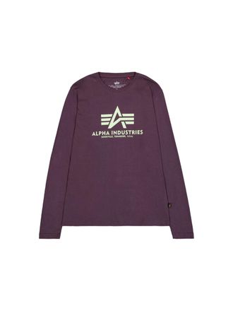 Alpha Industries Alpha Industries Herren Basic T-LS, Plum, 3XL