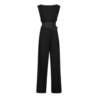 Herno Femme, Combinaisons et Ensembles, Noir, Taille: 42 FR Combinaison en viscose effet et taffetas techno