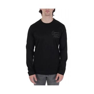 Emporio Armani Logo T-Shirt - - Tops - Herren - Schwarzk - 2XL