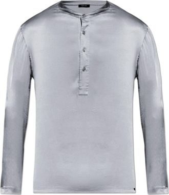Tom Ford Homme, V&ecirc;tements de nuit et de d&eacute;tente, Gris, Taille: XL Silk Underwear T-Shirt