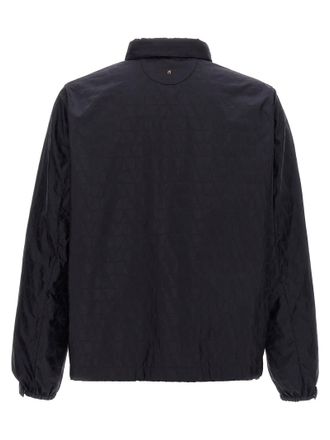 Valentino Garavani Mens Blue Polyamide Shell Jacket Clothing