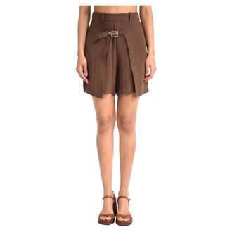 Simona Corsellini Damen, Shorts, Braun, XSGr&ouml;&szlig;e
