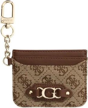Guess Samantha Card Case - Femme - Accessoires - Brun - Taille: ONE Size