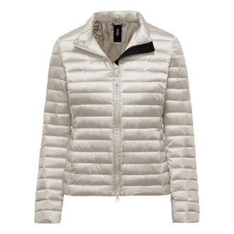 Bomboogie Femme, Vestes, Gris, Taille: 40 FR Veste Brillante en Nylon avec Rembourrage Synth&eacute;tique