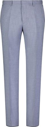 Roy Robson Anzughose aus einem Woll-Mix mit Streifen, Slim Fit in