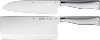 WMF Grand Gourmet Asia Messerset 2teilig, Made in Germany, 2 Messer geschmiedet, Küchenmesser Set, Spezialklingenstahl