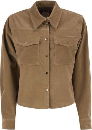 Max Mara Mstrivolo Corduroy Overshirt - - Blouses & Shirts - Damen - Beige - XS