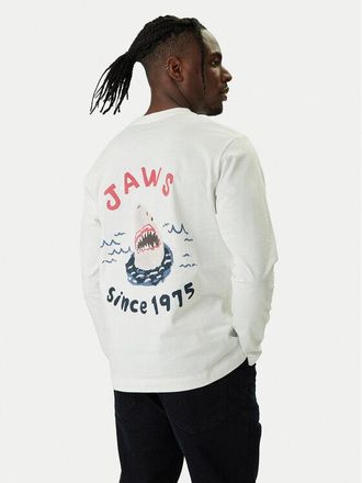 Jack & Jones Jack & Jones Longsleeve Jaws 12286615 Wei&szlig; Relaxed Fit