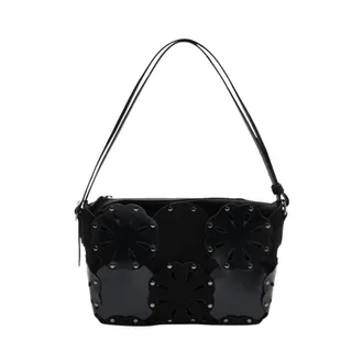 Maliparmi Maliparmi - Sac Fleur en Cuir - Femme - Sacs - Noir - Taille: ONE Size