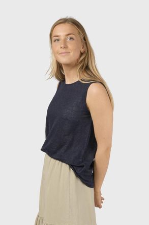 Klitm&oslash;ller Collective Damen vegan Tank Top Dee Navy