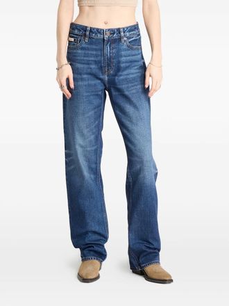 Calvin Klein 90s Jeans mit geradem Bein - Blau