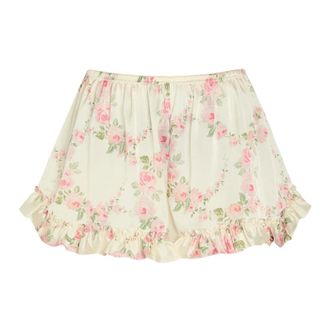 Simone Rocha Femme, Shorts, Beige, Taille: 36 FR Shorts &agrave; volants