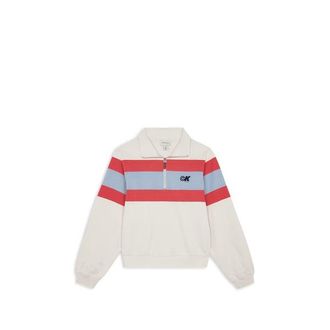 Calvin Klein Sweatshirt ray&eacute; en coton